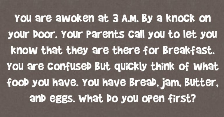 Parents for Breakfast Riddle | DoYouRemember?