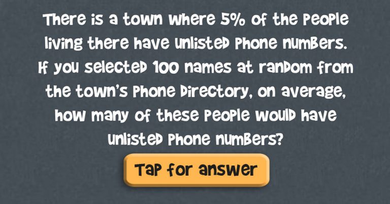 Unlisted Phone Number Riddles | DoYouRemember?