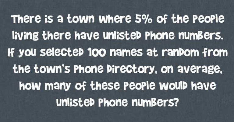 Unlisted Phone Number Riddles | DoYouRemember?