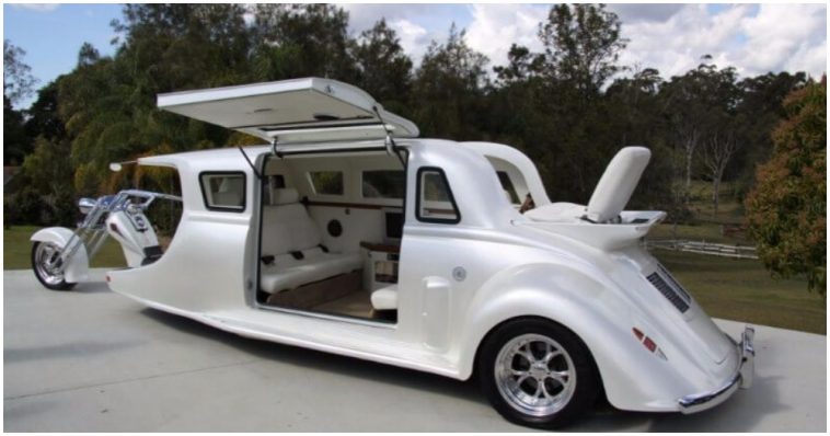 This Harley Davidson Hybrid Motorcycle Is Also A Limousine—Wait, What ...