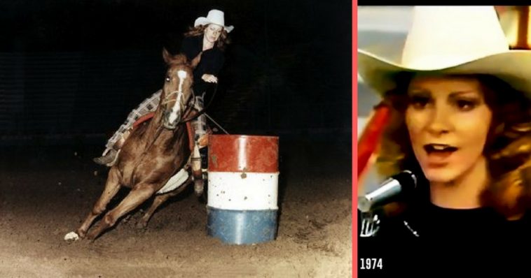 Rare Video Shows Reba McEntire Showing Off Her Barrel Racing Skills ...