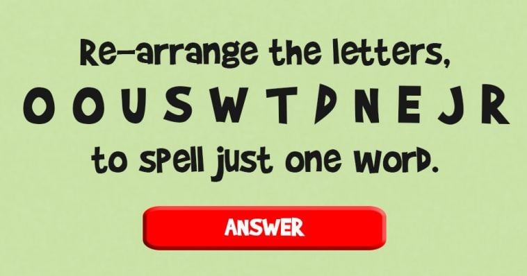 Re-arrange the Letters to Spell Just One Word! | DoYouRemember?