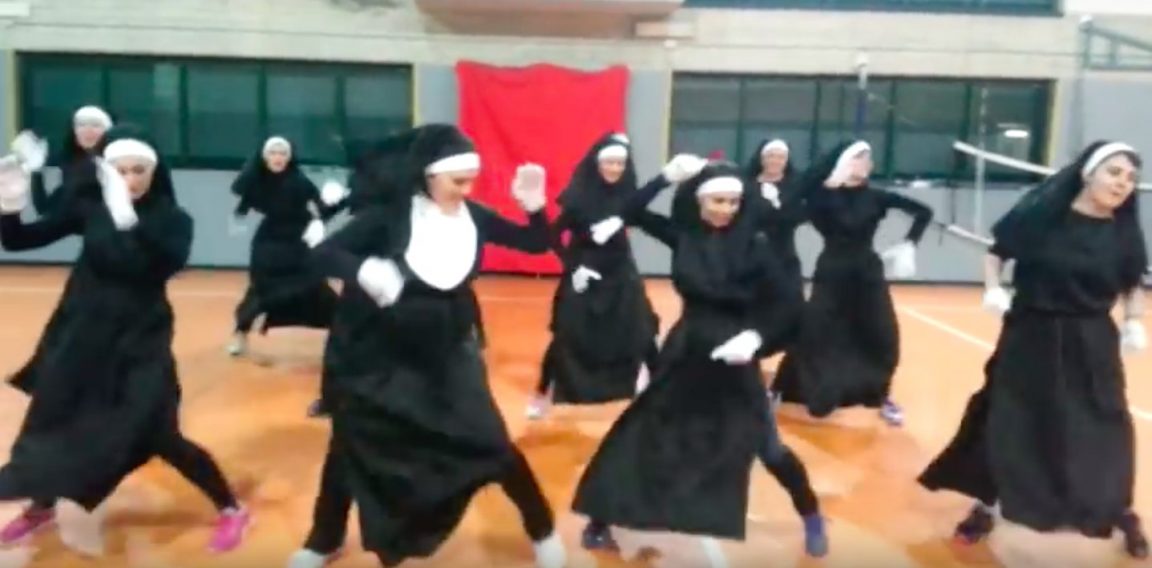 Nuns Raise Their Arms Towards Heaven, Then The Beat Kicks In, And I Can ...