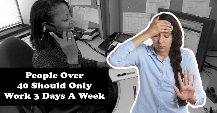 Studies Show That A Three-Day Work Week Is Best For People Over 40