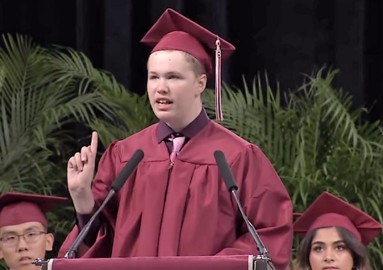 Teen With Non-Verbal Autism Finds Voice During Graduation Speech
