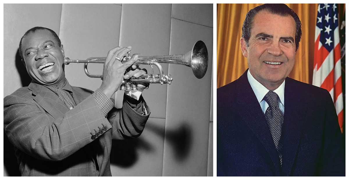 Louis Armstrong Had Richard Nixon Carry His Marijuana Through Customs