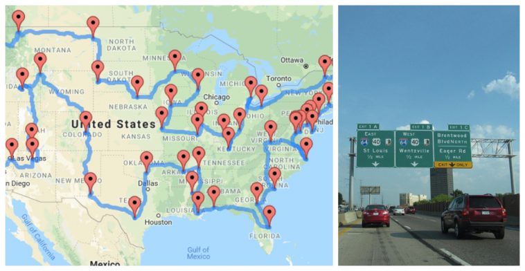 A Data Scientist Just Created The Ultimate U.S. Road Trip In Under 10 Days