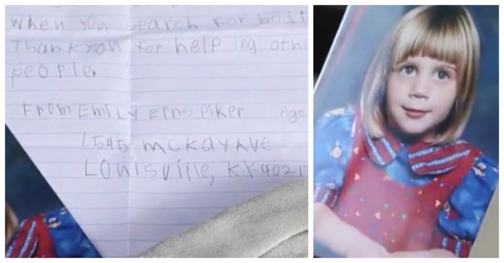 Little Girl Hides Note In 9/11 Volunteers Gloves And Finally Meet 16 ...