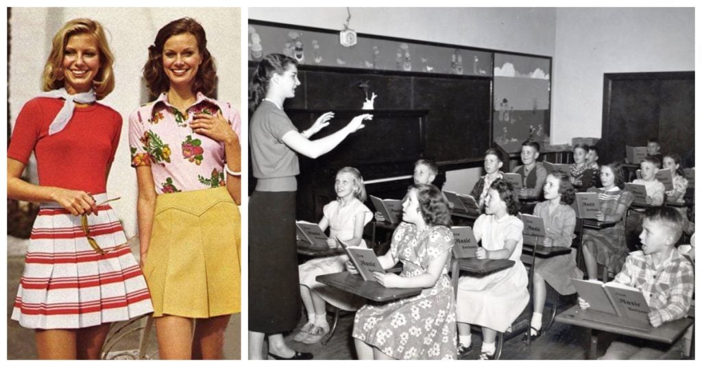 What School Was Like Throughout The Years 1950 To 1970