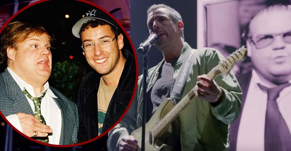 Watch Adam Sandler's Stunning Musical Tribute To Chris Farley On The ...