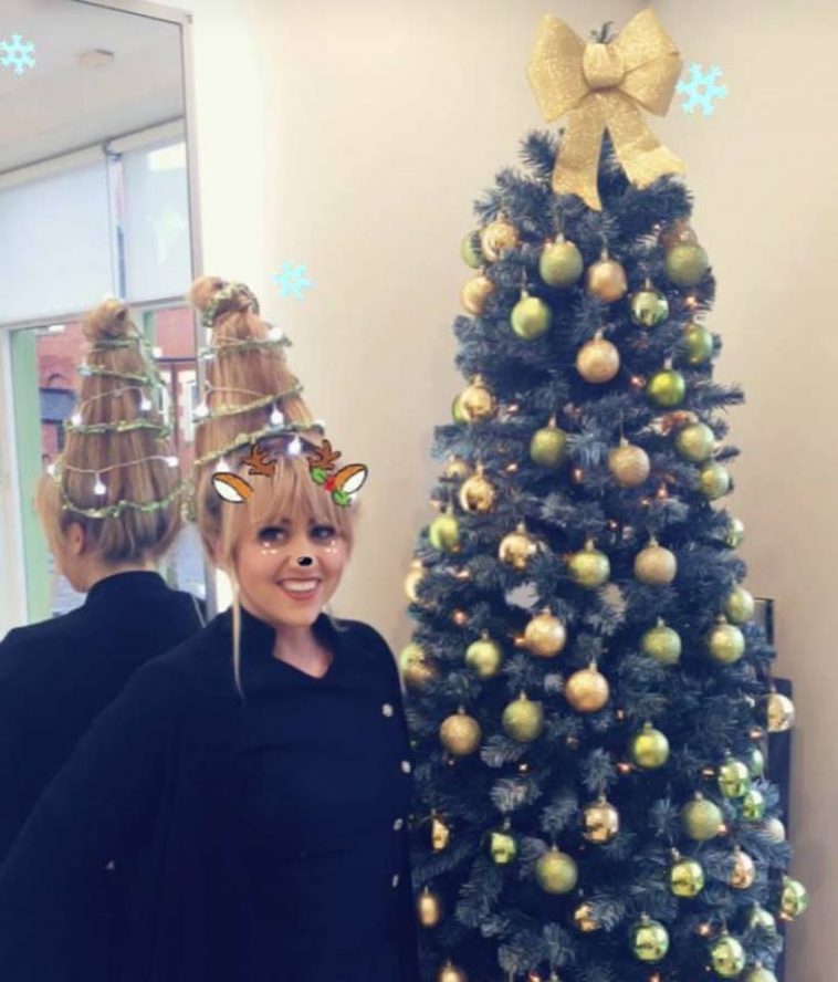 Strange Christmas Tree Hair Is All Over Social Media For The Holidays
