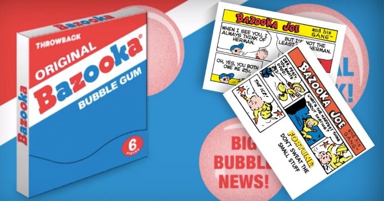 You Can Buy A Bazooka Bubble Gum Pack That Looks Just Like It Did In ...