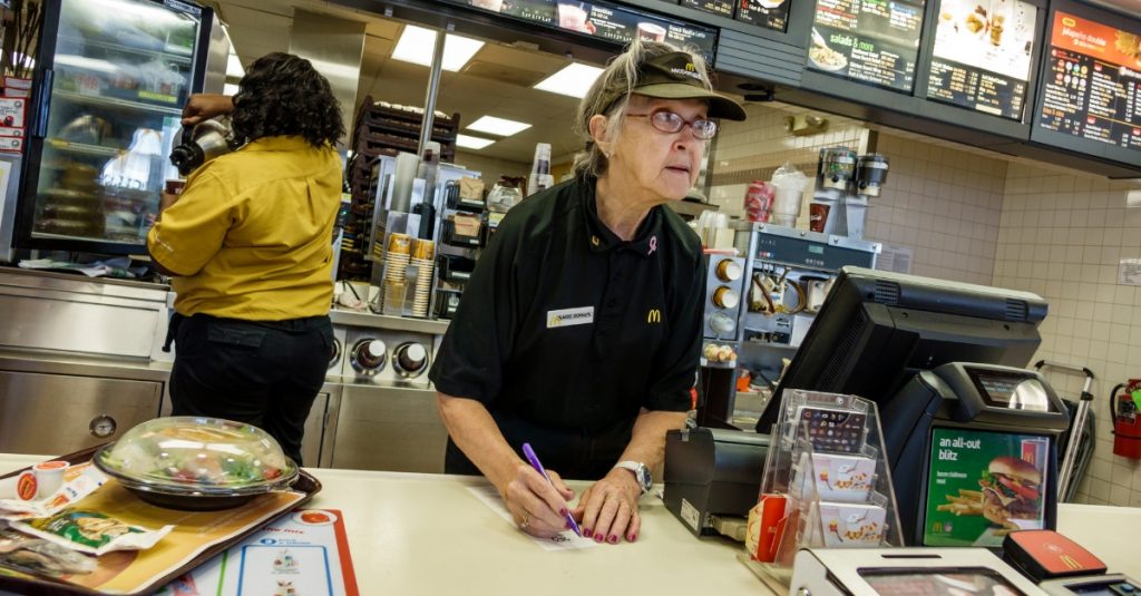 Senior Citizens Are Replacing Teens As Employees In Restaurants