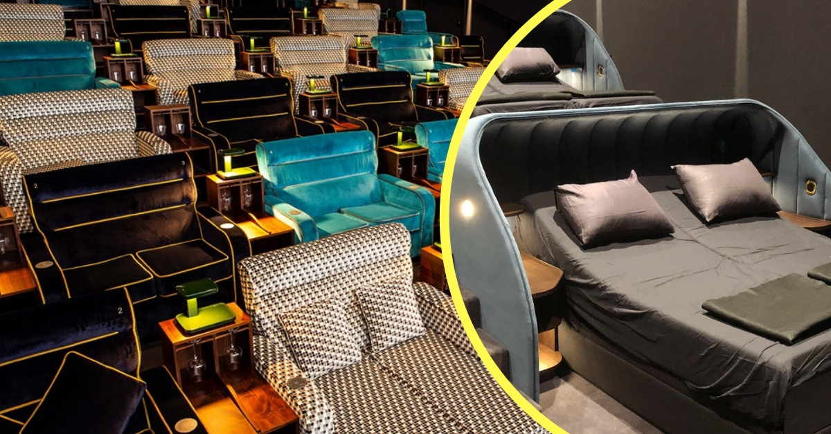 A Swiss Movie Theater Adds Double Beds To Their Theater