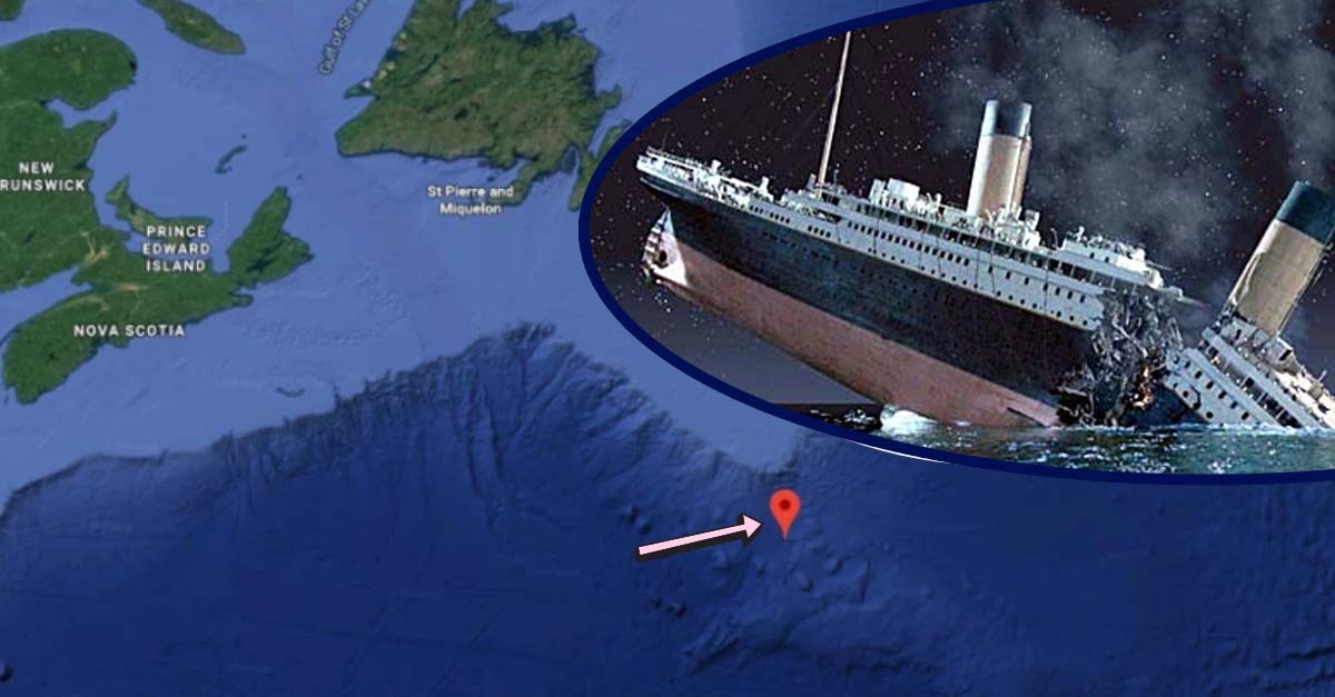 Google Maps Coordinates Detail Exactly Where The Titanic Sank In 1912
