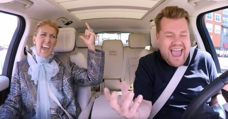Watch Celine Dion Belt Out Some Classics In A Carpool Karaoke Ride