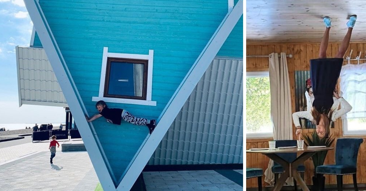 Check Out These Insane Photos Of An Upside-Down House