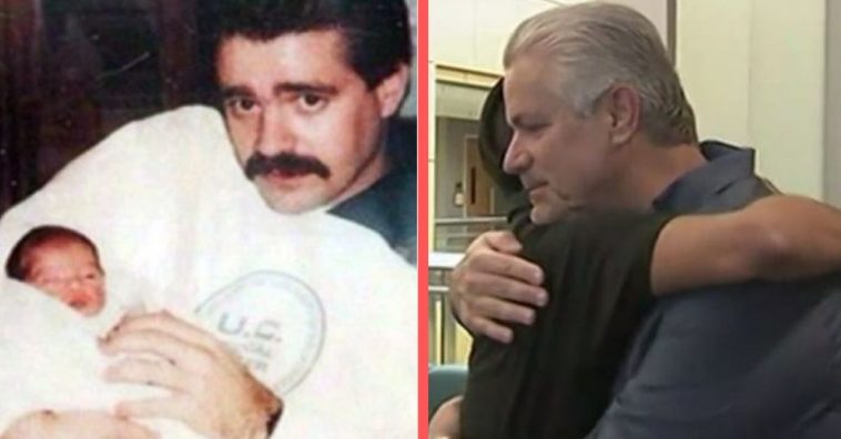 Police Officer Reunites With The Man He Saved As A Baby 25 Years Ago