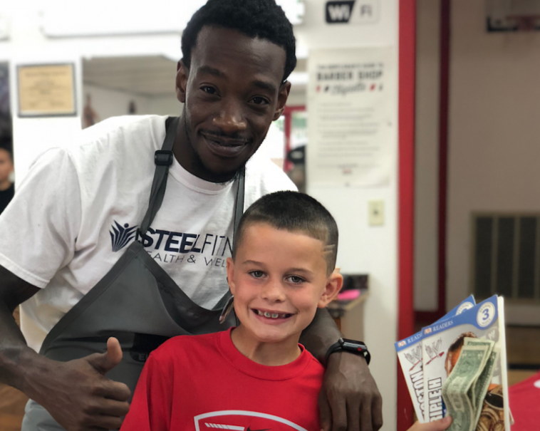 Barber Pays Kids To Read A Book Out Loud During Their Haircuts