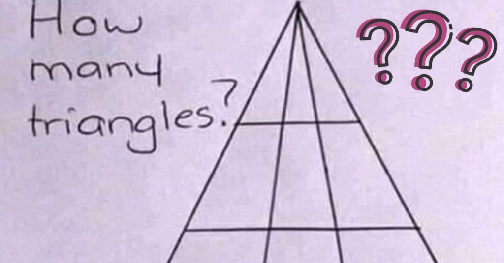 How Many Triangles Are In This Photo? Guess The Answer