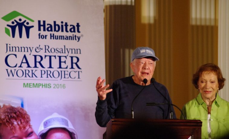 Jimmy Carter Building Houses For The Poor Just Months After Hip Surgery
