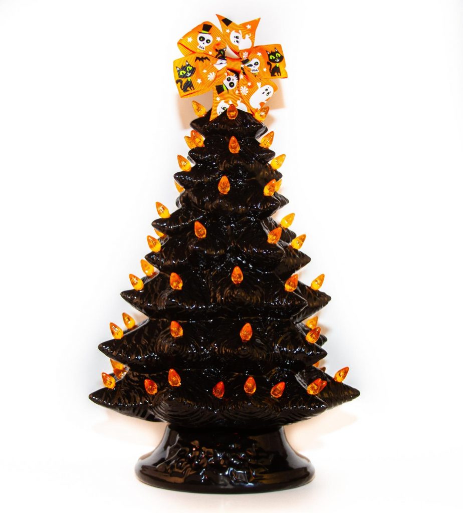 Decorate Your Home With Ceramic Halloween Trees This Fall