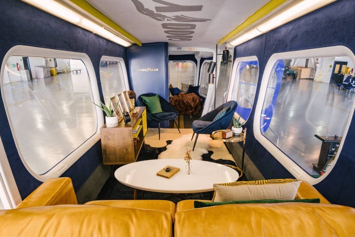 Book Your Overnight Stay In The Goodyear Blimp On Airbnb