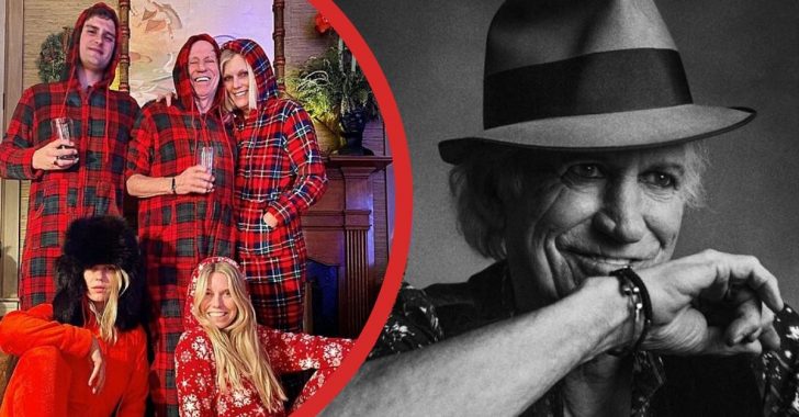 Keith Richards Shares Festive Fun With Photo Of Family In Matching Onesies