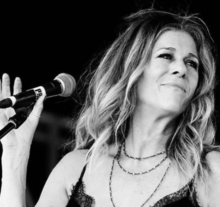 Rita Wilson Sings National Anthem At NASCAR Event