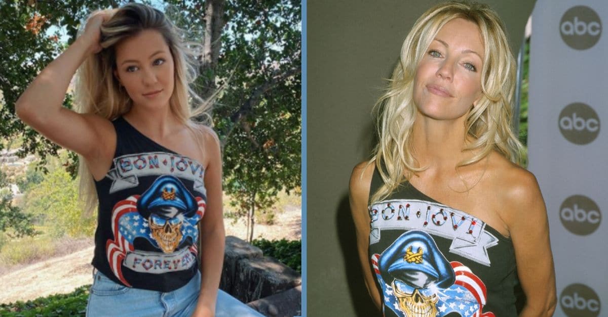 Heather Locklear's Daughter, Ava, Posts Photo In Mom's Bon Jovi Shirt