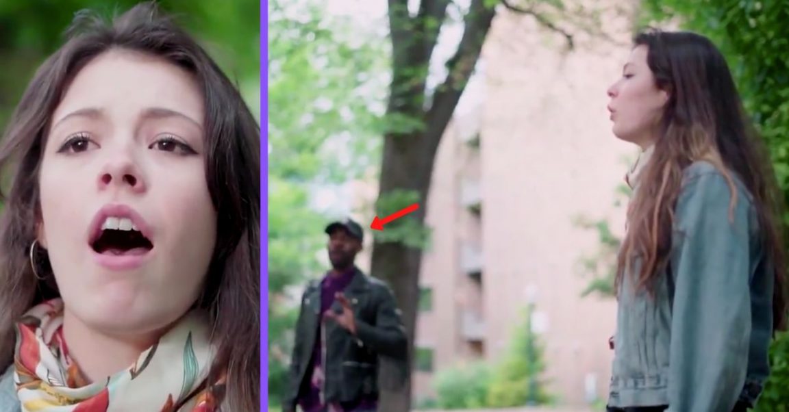 College Graduate Sings National Anthem, Stranger Joins Her In Unity