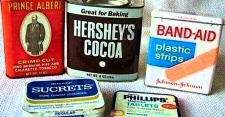 Do You Remember All Of These Retro Tins And Their Uses?