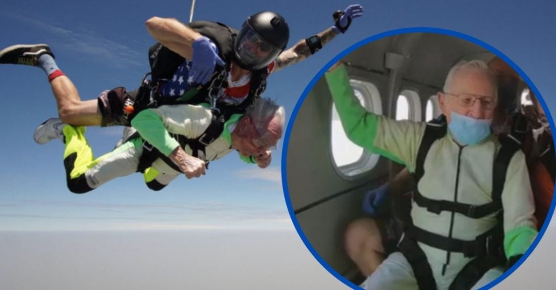 103-Year-Old Man Achieves The Guinness World Record For Skydiving