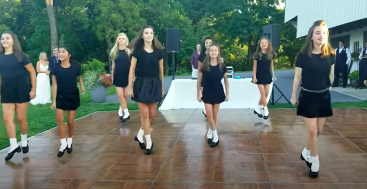 Irish Dance Team Joins Bride At Wedding For Incredible Performance