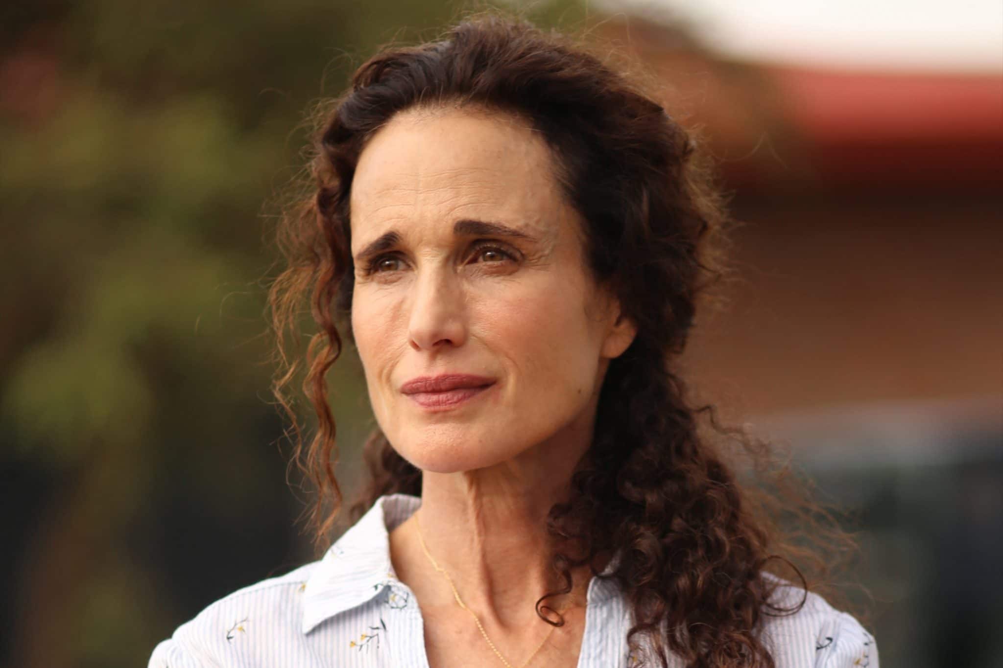 Actress Andie MacDowell Is Embracing Her Silver Hair