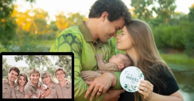 Bindi Irwin Shares Family Portrait With Late Dad Steve Holding New Baby