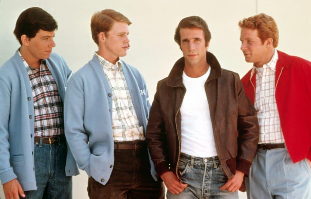 John Lennon And His Son Visited The Set Of 'Happy Days'