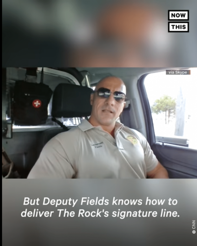 Dwayne Johnson Lookalike Cop Receives Heartfelt Message From “The Rock ...
