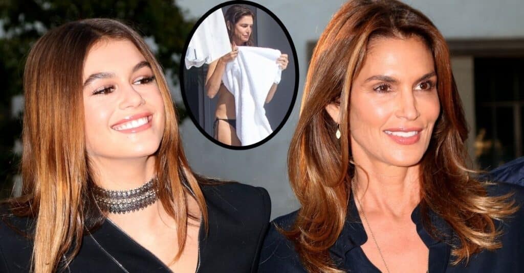 Cindy Crawford Daughter Kaia Gerber Celebrate Christmas In Matching