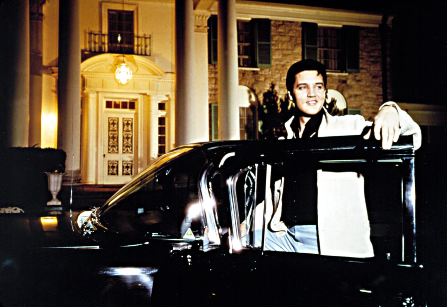 Elvis Presley Brought Donkeys Into His Graceland Swimming Pool