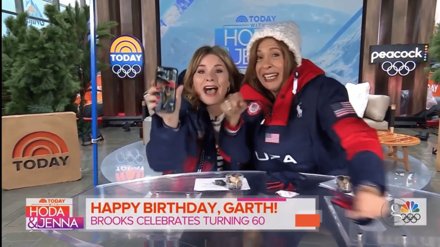 On 60th Birthday, Garth Brooks Gets Surprise Call From Hoda Kotb And ...