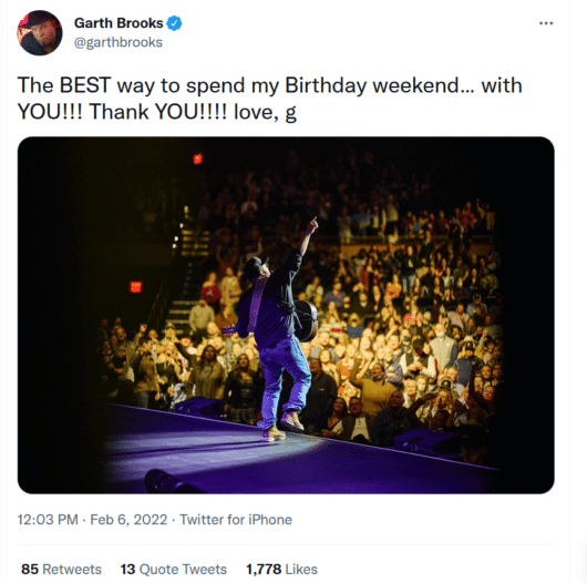 On 60th Birthday, Garth Brooks Gets Surprise Call From Hoda Kotb And ...