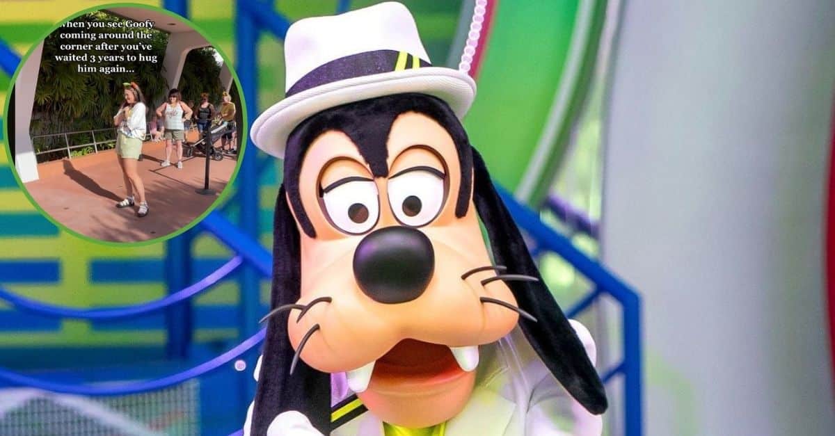“Grow Up” – People Tell Adult Disney Fan After They Cry Hugging Goofy ...