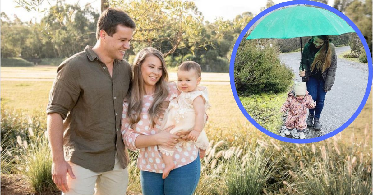 14-Month-Old Grace Warrior And Bindi Irwin Brave The Rain In New Photo
