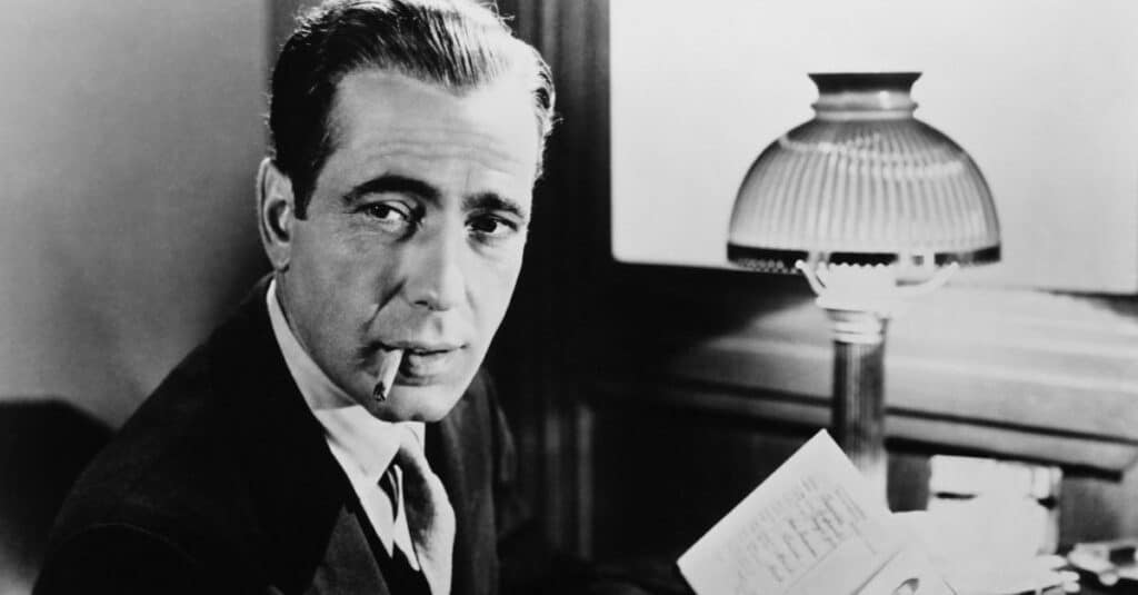 Humphrey Bogart's Signature Smoking Was Actually A Cinematic Technique
