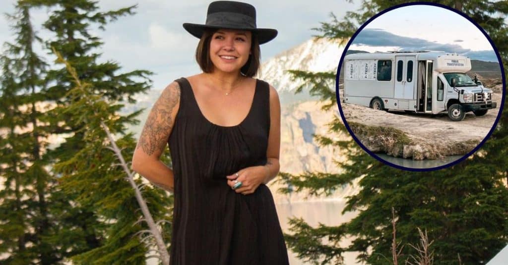Woman Transforms Shuttle Bus Into Stunning Tiny Home On Wheels ...