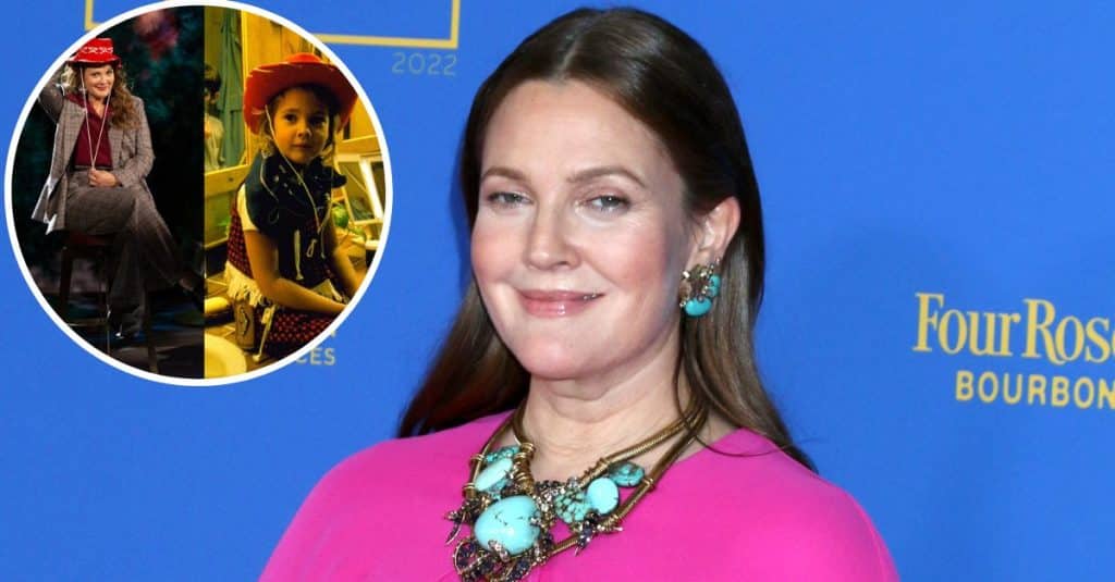 Drew Barrymore's Iconic 'ET' Red Cowboy Hat Still Fits 40 Years Later ...