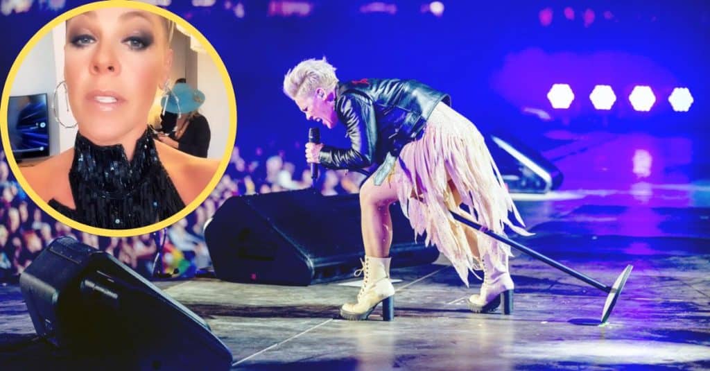 Pink Shares A Major Wardrobe Malfunction Right Before The AMAs