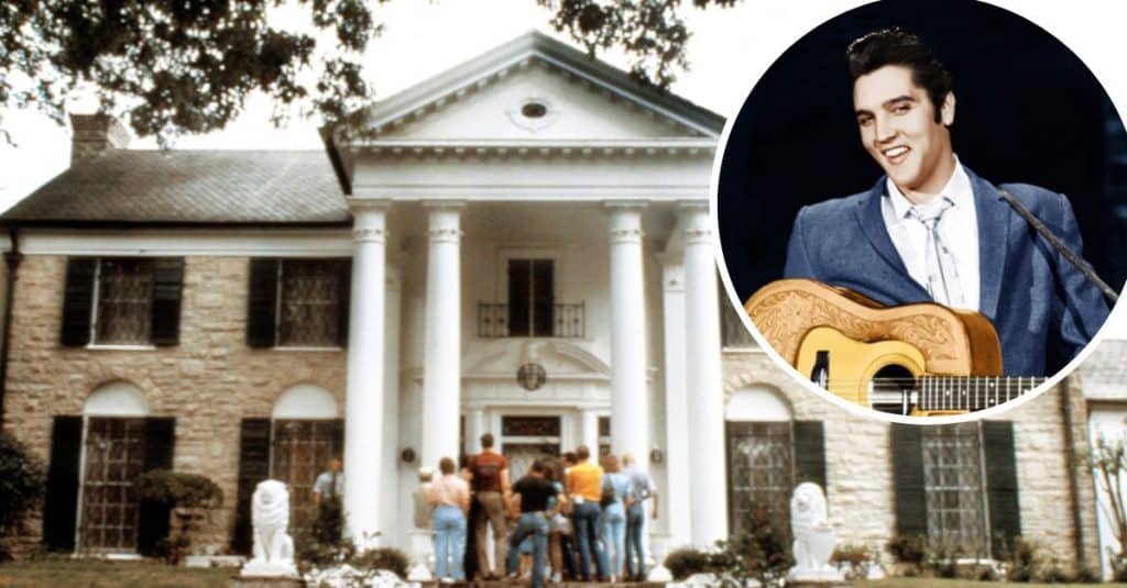 There’s A Hidden Mural Behind The Wallpaper At Elvis Presley’s Graceland