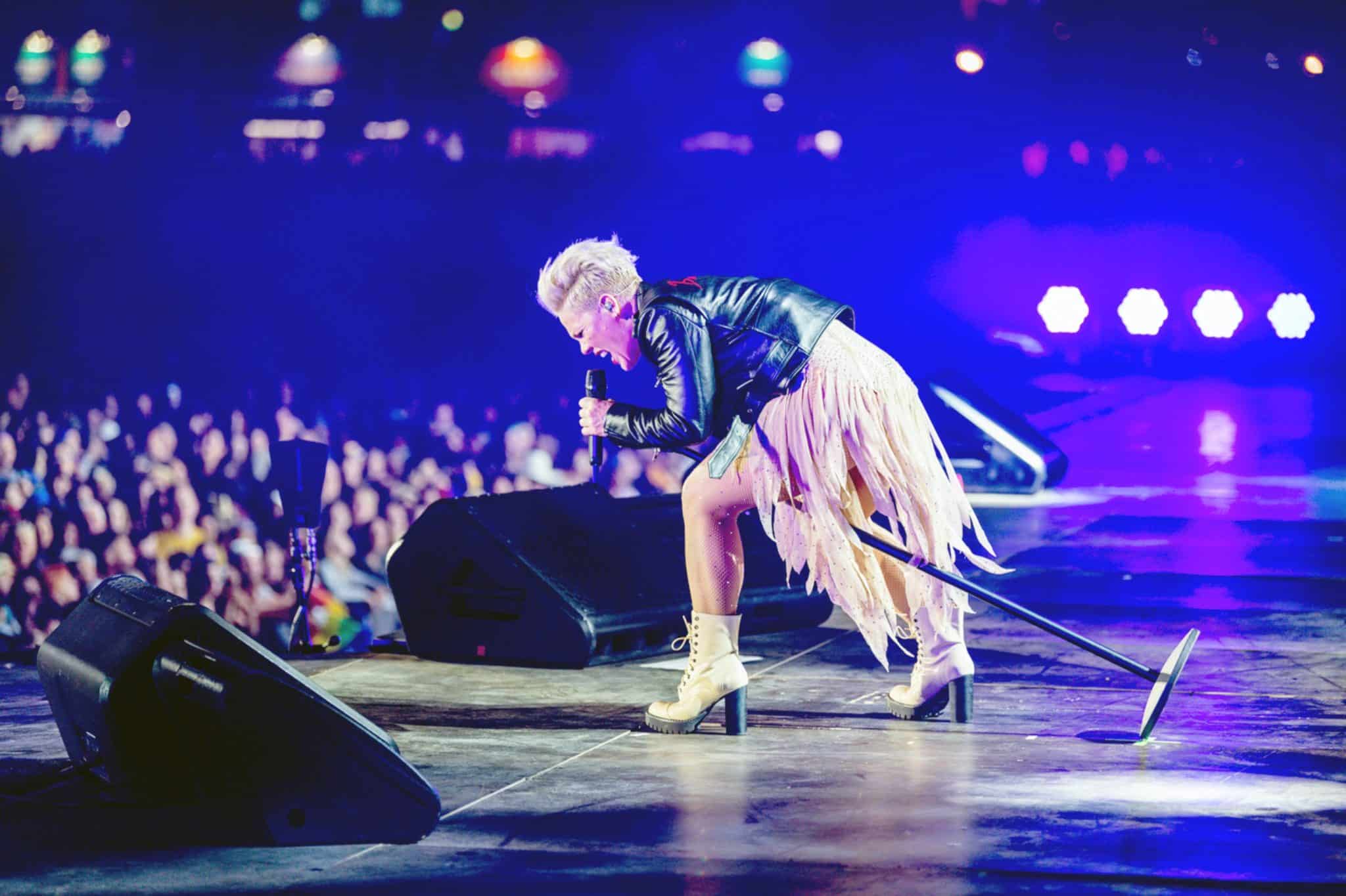 Pink Shares A Major Wardrobe Malfunction Right Before The AMAs